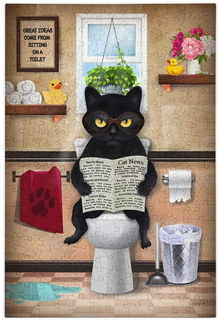 newspaper cat