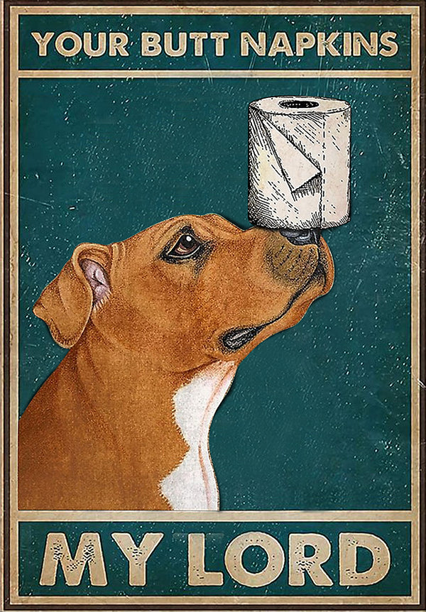 Beagle Dog Your Butt Napkins My Lord