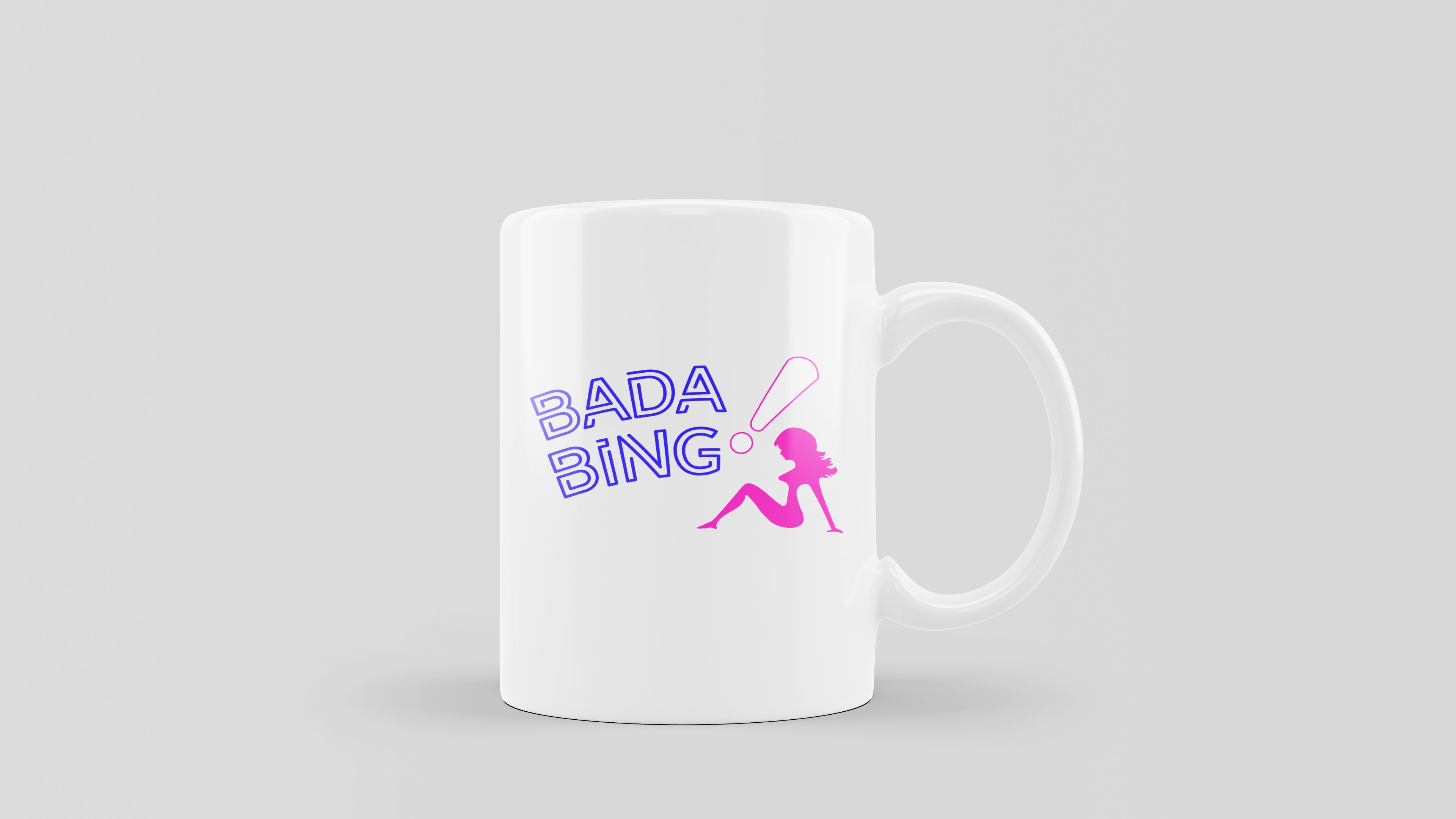 Bada Bing Sopranos Skitongifts Funny Ceramic Coffee Mug For Birthday,
